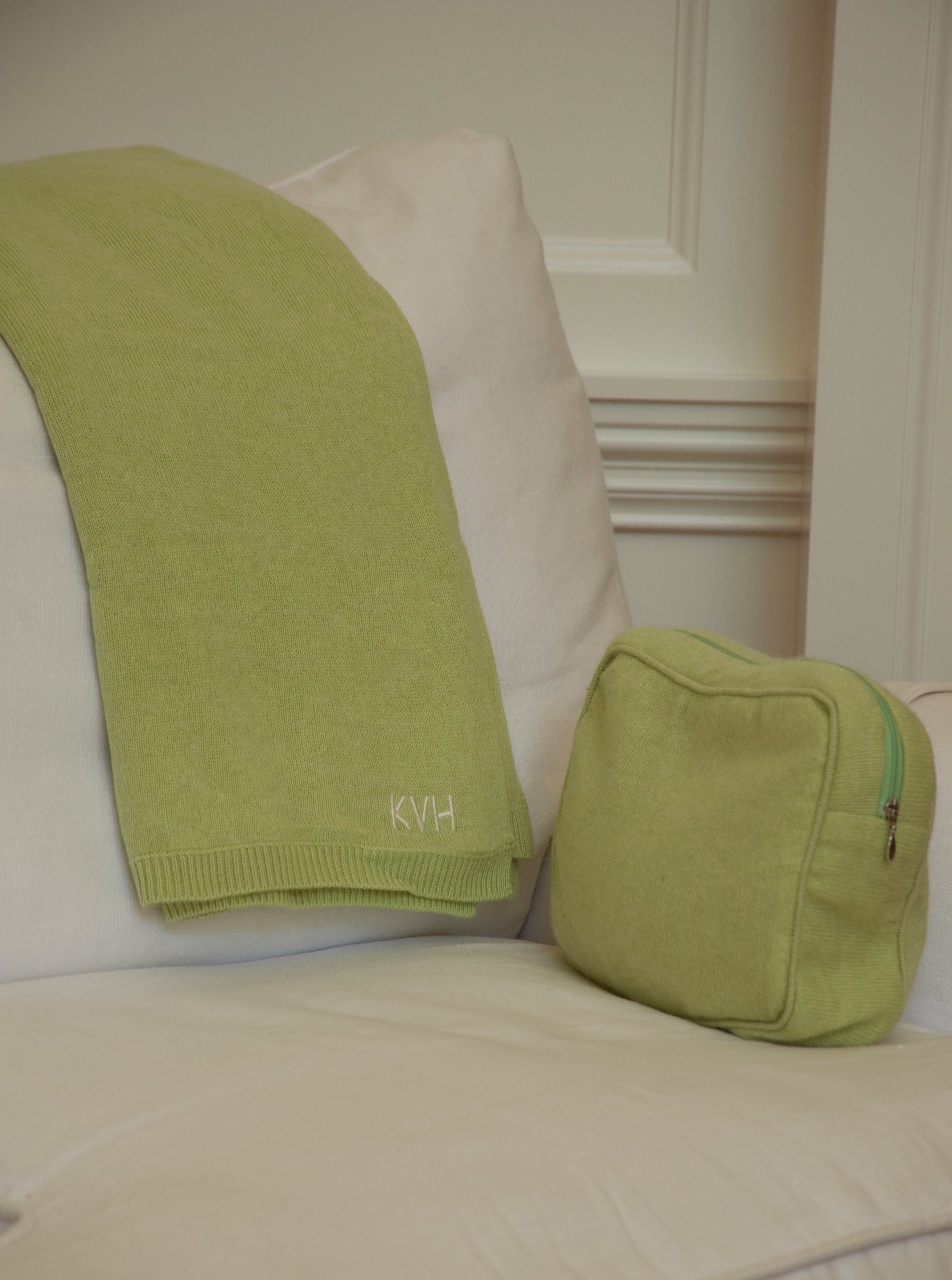 Cashmere Travel Set (Celadon Green) – KVH by Kelly Van Halen® Home